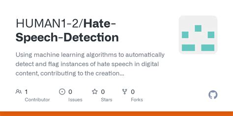 GitHub HUMAN Hate Speech Detection Using Machine Learning Algorithms To Automatically