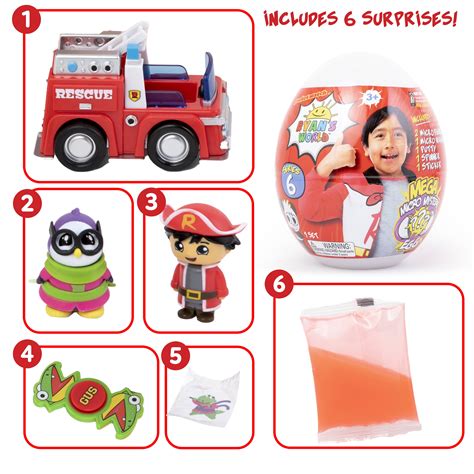 Ryans World Mega Microverse Mystery Surprise Egg Easy To Carry Extra