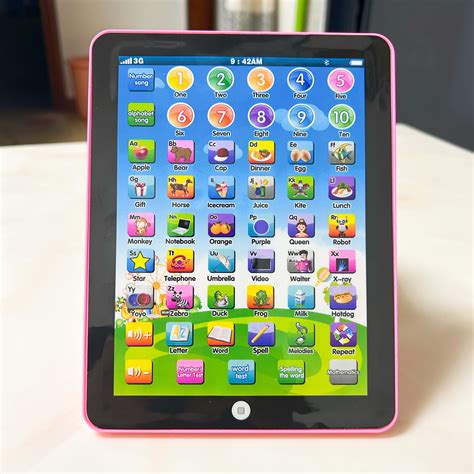 태블릿 포인트 리더 태블릿 학습 기계 어린이 교육 조기 교육 포인트 리더 선물 장난감 생일 선물 파티 선물 크리스마스 선물 오늘의 최고의 일일 특가 Temu