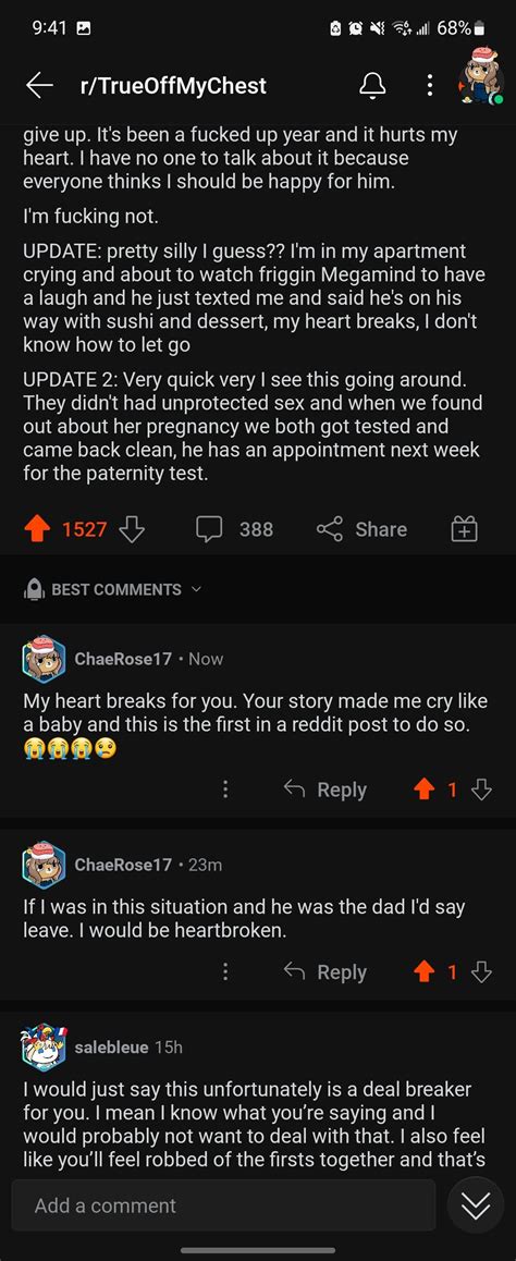 My Heart Breaks For Her Its No Ones Fault That We Know So Far The