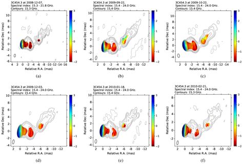 Fig F6 Continuation Of Figure F5 Spectral Index Maps For The