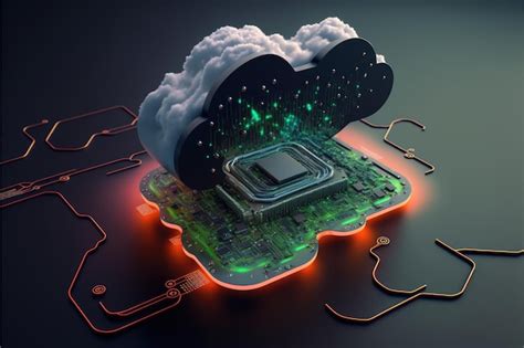 Premium Photo Cloud Computing Technology Concept