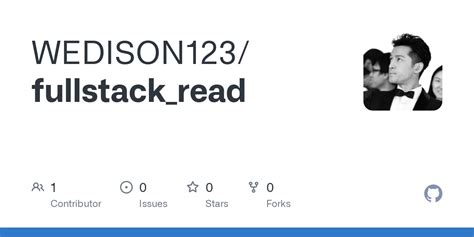 Github Wedison123fullstackread