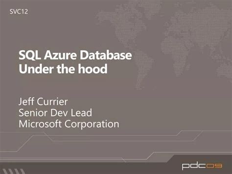 Ppt Sql Azure Database Under The Hood Powerpoint Presentation Free