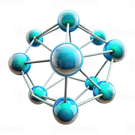 Impressive Minimalist A Network Of Interconnected Nodes Glowing With