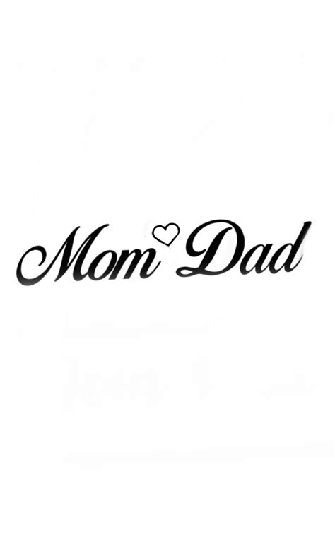 Mom Dad Tattoo