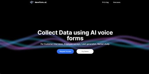 Waveform Ai Better Surveys With Ai Voice Forms Product Hunt