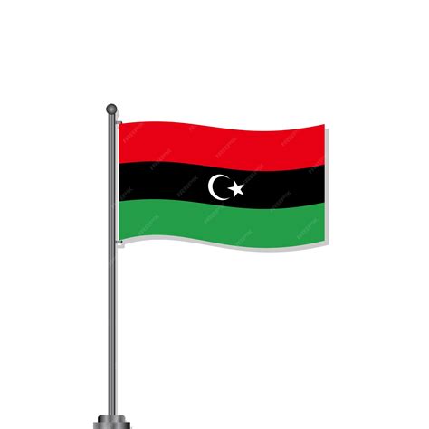 Premium Vector Illustration Of Libya Flag Template