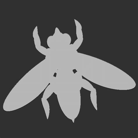 Stl File Bee Low Poly・3d Printable Model To Download・cults