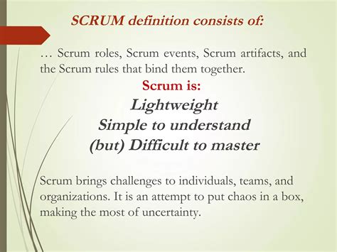 Introducing Agile Software Deveopment With Scrum Ppt