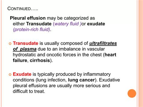 Pleural Effusion And Nursing Care Pptx
