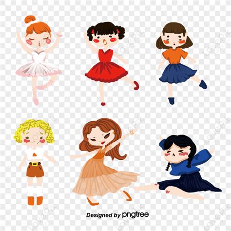 벡터 발레리나 일러스트젊은고화질어린이 Png 일러스트 무료 다운로드 Lovepik