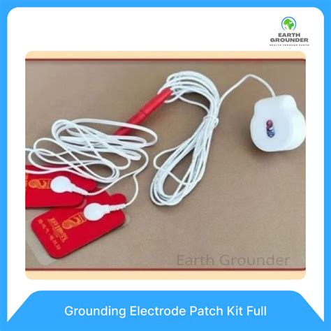 Earth Grounder Grounding Electrode Patch Kit With White Cable