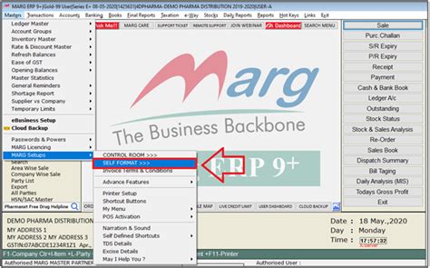 How To Download Default Bill Format In Marg Software
