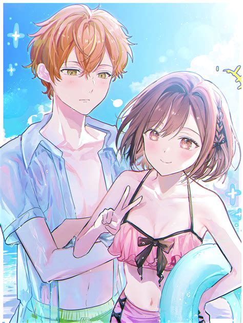 Shinonome Ena And Shinonome Akito Project Sekai Drawn By 0202ase