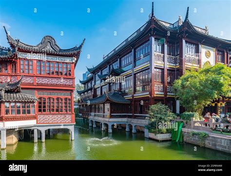 Architectural Scenery Of Chenghuang Temple Yu Garden In Shanghai China
