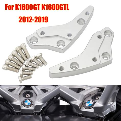 오토바이 Cnc 핸들 바 라이저 18mm Bmw K1600gt K1600gtl 2012 2019 핸들 바 라이저 마운트 클램프