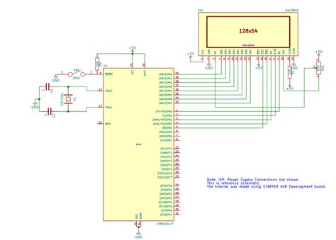 Interfacing Ks0108 Based Jhd12864e Graphics Lcd With Atmega32 Tutorials