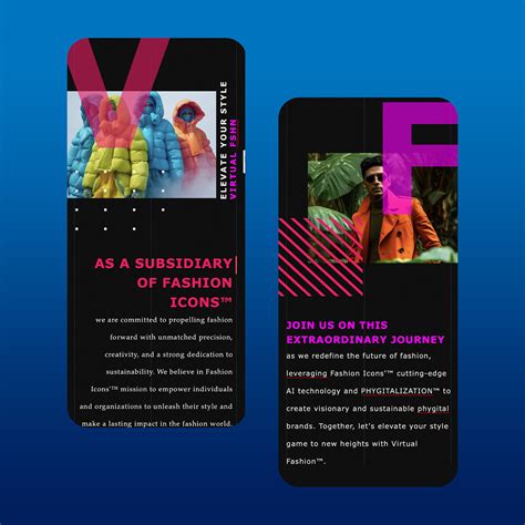 Virtual Fashion Web Ui Landing Page Design On Behance