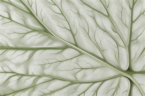 Premium Ai Image Subtle Elegance White Leaf Texture With Intricate