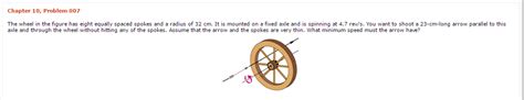 solved the wheel in the figure has eight equally spaced