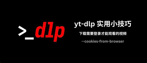 Yt Dlp 实用小技巧：使用 Cookies From Browser 参数下载需要登录才能观看的视频 小众软件