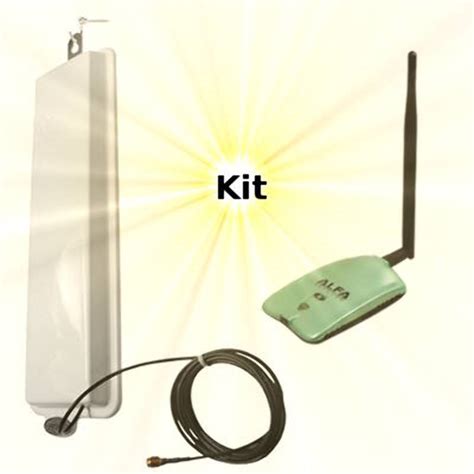 Alfa AWUS036NH WLAN USB Adapter 14dBi Wifi Antenna Wifibooster Eu