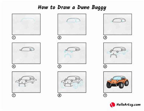 How To Draw A Dune Buggy HelloArtsy