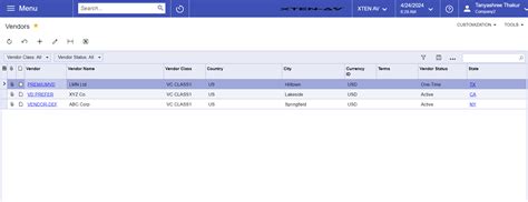 Vendors List Fetch Using Rest API Community