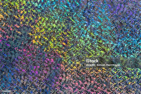 추상 적인 파스텔 무지개 빛 깔개 홀로그램 호일 배경의 높은 Res 매크로 사진 빛 누출 홀로 컬러 주름 소재 호일에 대한 스톡 사진 및 기타 이미지 Istock