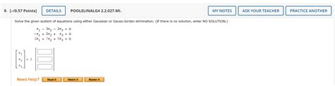 Solved X1−3x2−2x3 0 −x1 2x2 X3 0 2x1 7x2 9x3 0