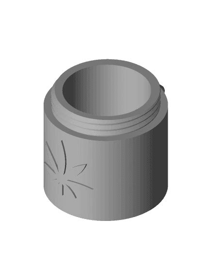 stash container keychain leaf 3d model by mysticmesh3d on thangs