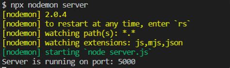 Node Js Nodemon Not Working Bash Nodemon Command Not Found Stack Overflow