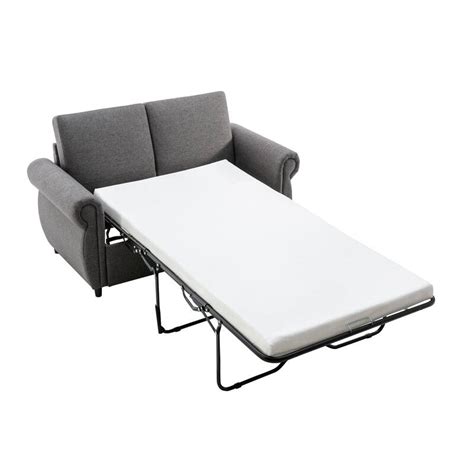 Roomfitters 579 Pull Out Sleeper Sofa Loveseat With Twin Size Memory