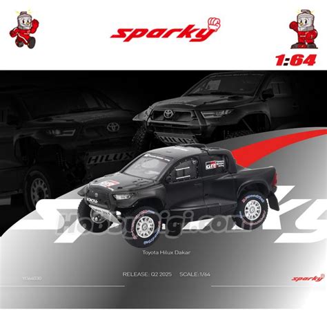 Sparky 164 Tiny 微影限定 合金模型車 Toyota Hilux Dakar 電購網