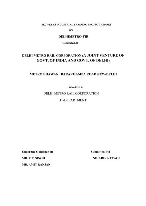 Pdf Nihar Report Dokumentips