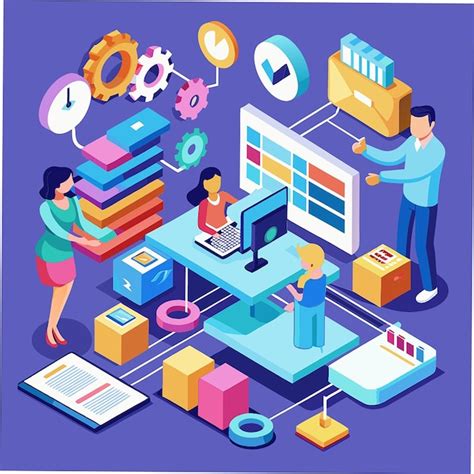 Concept Of Workflow Organization Work Planning Time Managment Project Management Premium Ai