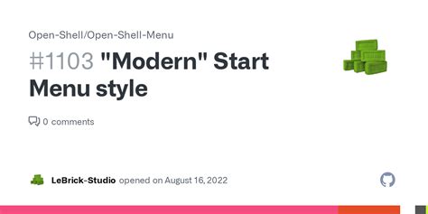 Modern Start Menu Style Issue Open Shell Open Shell Menu GitHub
