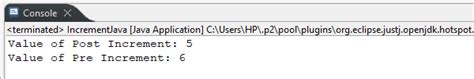 How To Use Increment Operator In Java