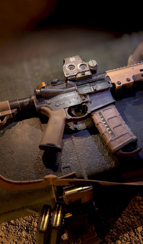 Download Wallpaper Rendering Weapons Rifle Weapon Render Custom