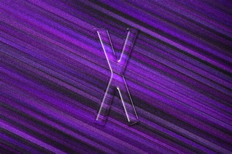 Premium Photo Chi Sign Chi Letter Greek Alphabet Symbol Violet Background