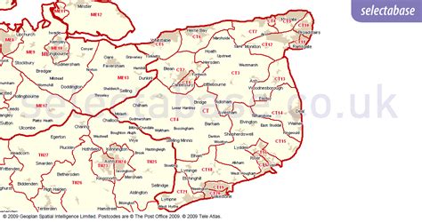 Uk Postcode Area Maps Selectabase Uk Postcode Area Maps Selectabase