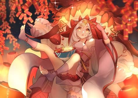 Ahk Dh Masterwork Apocalypse Red Headwear Highres 1girl Bowl