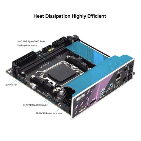 Jginyue Am5 B650i Itx Motherboard Supports Amd Ryzen 7000 Series Ddr5 And Pcie 4 0 On Storenvy