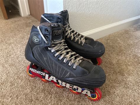 Ccm Pro Tacks Inline Goalie Skates Size 100 D Labeda Predator