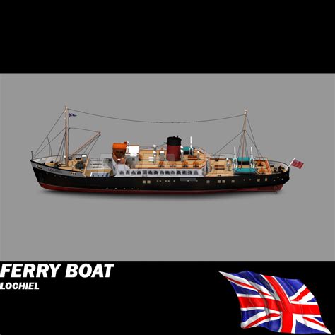 Ferry 3d Model