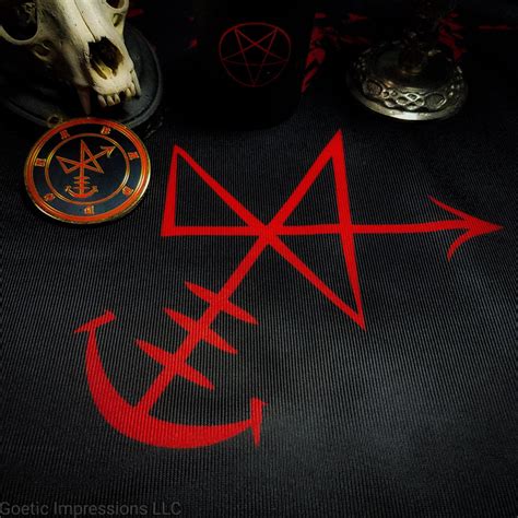 Abaddon Sigil Altar Cloth Goetic Impressions