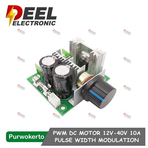 Jual Pwm Dc Motor Speed Regulator 12v 40v 10a Pulse Width Modulation Shopee Indonesia