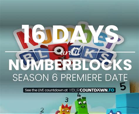 Countdown To Numberblocks Season 8 Episode 12 Release Date