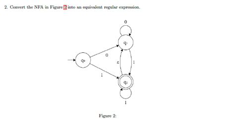 Solved Convert The NFA In Figure Into An Equivalent Chegg